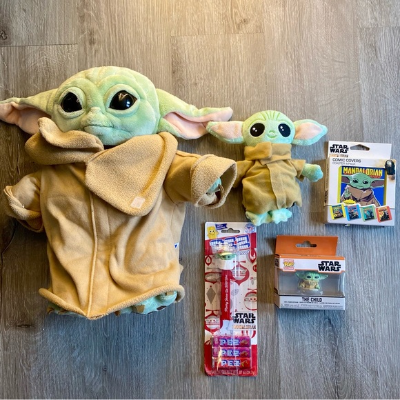Star Wars | Toys | Star Wars The Mandalorian Grogu Baby Yoda Bundle ...